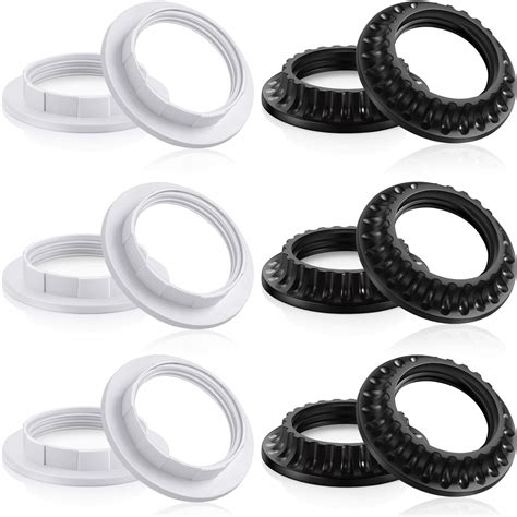 Buy 12 Pieces Light Socket Shade Rings Lamp Shade Collar Rings Lamp