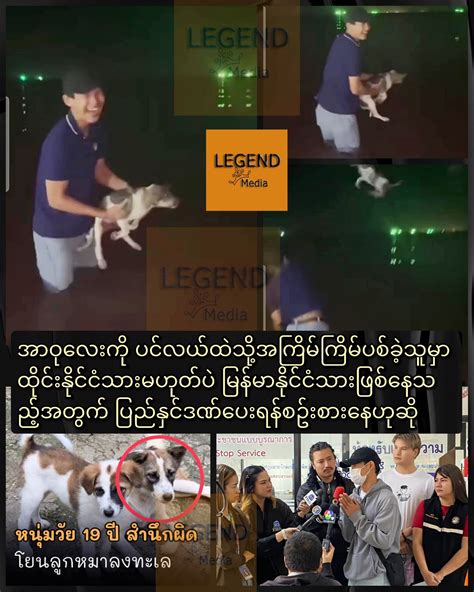 Legend အာဝုလေးကို ပင်လ ယ်ထဲ သို့ အကြိမ်ကြိမ်ပ စ် ခဲ့သူမှာထိုင်းနိုင်ငံသားမဟုတ်ပဲ မြန်မာနိုင