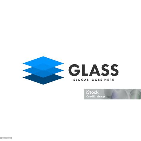 Creative Design Glass Logo Template Stock Illustration Download Image Now Logo Business