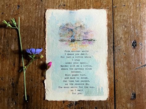 Tiny Black Bear Art Black Bear Art Print Handmade Deckle Edge Paper