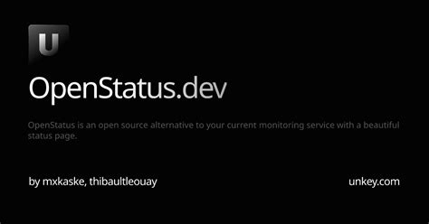 openstatus dev unkey