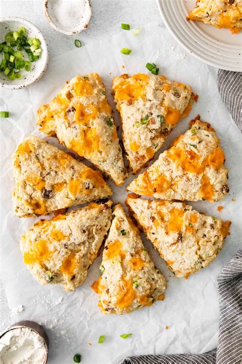Savory Scones Bacon Cheddar Scones The Cheese Knees