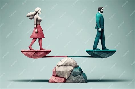 Premium Photo Graphic Illustration Of Gender Equality Background