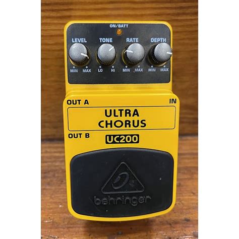 Secondhand Behringer Uc200 Ultra Chorus Pedal Reverb