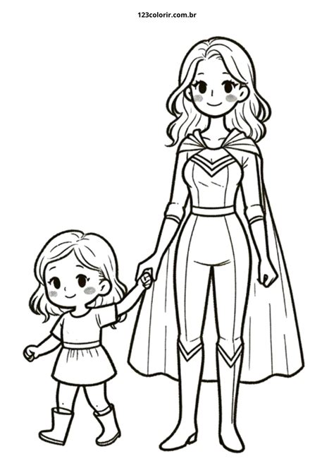53 Desenhos De Dia Das Mães 123 Colorir