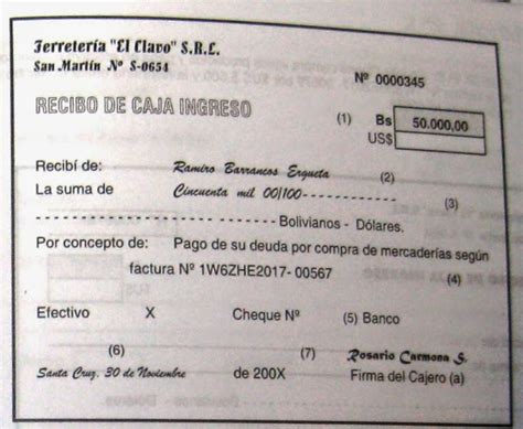 Practicas De Recibos I Finanzas Y Contabilidad
