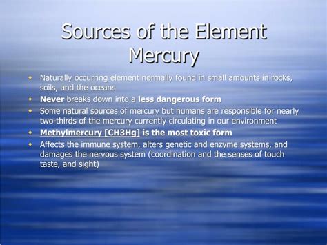Ppt Mercury Hg Powerpoint Presentation Free Download Id 6592903