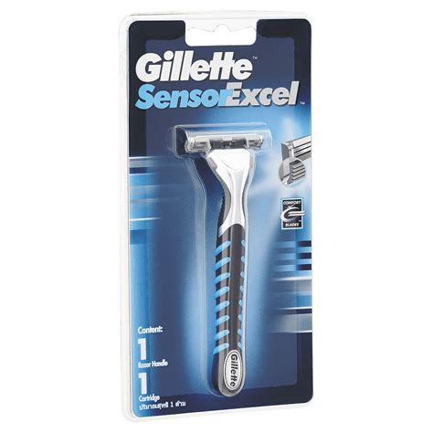 Gillette Sensor Excel Razor With Handle 1 Piece Bigamart