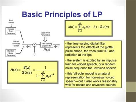 linear predictive coding pptx