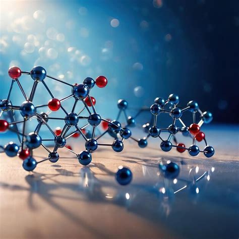 Premium Photo Model Of Molecular Structure Chemistry Representation Of Molecule