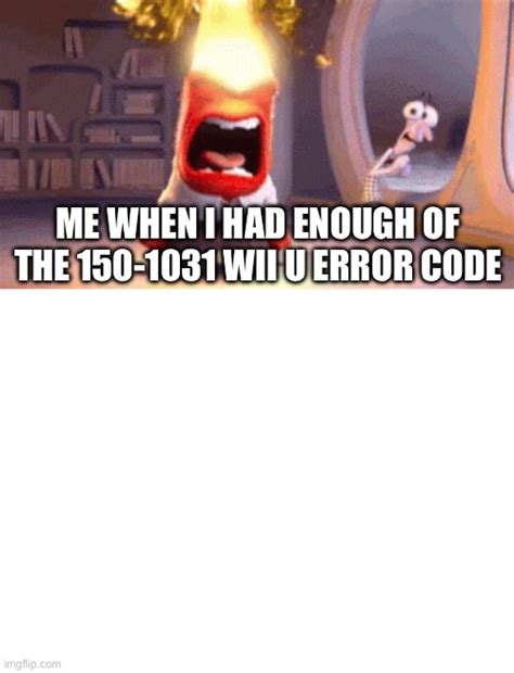 Me When I Had Enough Of A Wii U Error Code By Markgurrola On Deviantart
