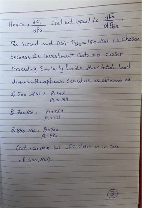 Solved 32 Mirdispatch With Three Segment Piecewise Linear