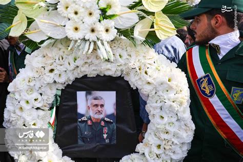 مراسم تشییع پیکر سردار شهید حاجی‌زاده