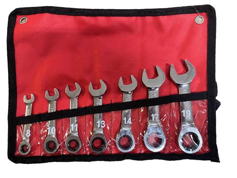 7pc Stubby Ratchet Spanner Set Rg7779 Robsons Tool King Store