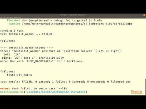 Learn Rust Programming Recipes Writing an Iterator | packtpub com - Mind Luster