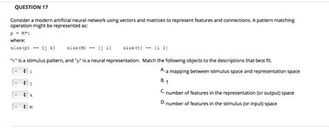 Solved QUESTION Consider A Modern Artificial Neural Chegg