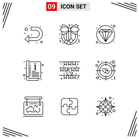 Icons Line Style Grid Based Creative Outline Symbols For Website Design Simple Line Icon Signs