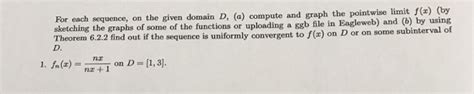 solved let {f n} be a sequence of continuous functions f n