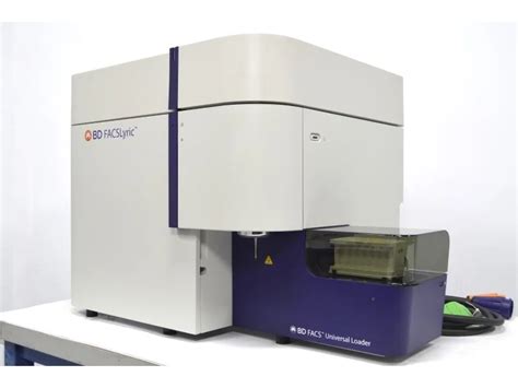 Bd Facslyric Flow Cytometer 3 Lasers 12 Colors 14 Detectors With 30 Tube Universal Loader