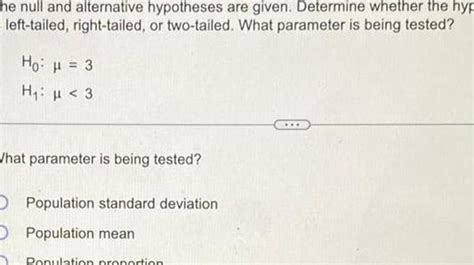 Answered He Null And Alternative Hypotheses Are Given Determine Kunduz