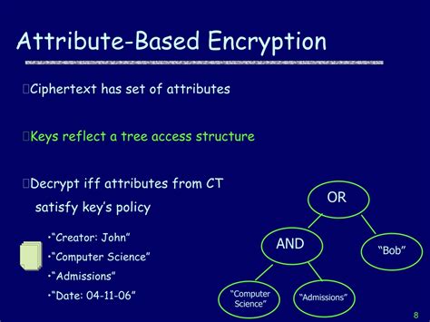 Ppt Attribute Based Encryption Powerpoint Presentation Free Download