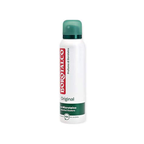 Borotalco Original Anti-Perspirant Deodorant Spray 0% Alcohol, 48 Hr 1 ...