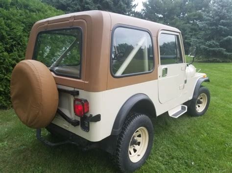 1985 Jeep Cj7 Ultra Mint Hard Top Model Beige 37191 Original Miles For Sale