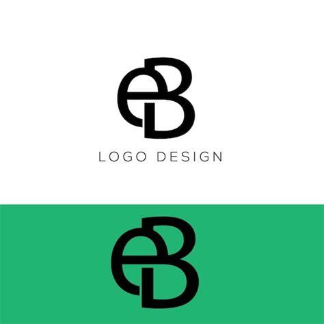 Premium Vector Eb Initial Letter Logo