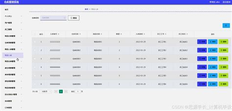springboot毕设 仓库管理系统 程序 论文 csdn博客