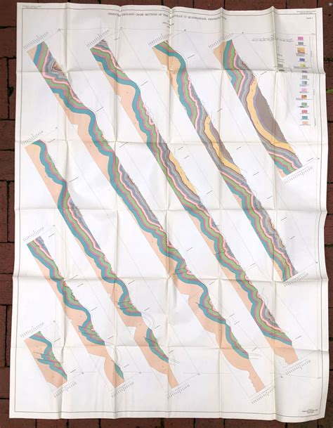 2 Maps From 1959 40 X 54 Geologic Map Of The Loysville Quadrangle