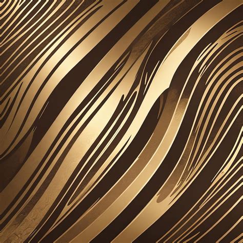 Premium Photo Elegant Golden Curves Luxurious Background Pattern