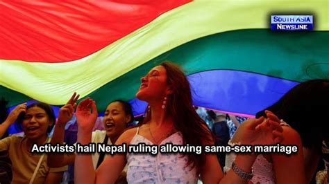 Activists Hail Nepal Ruling Allowing Same Sex Marriage Youtube