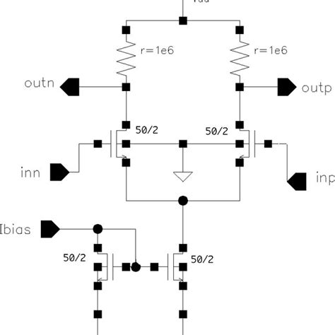 Two Layout Versions Of The Example Design A Basic B Common Centroid Download Scientific