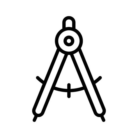 Grab This Amazing Vector Design Of Geometry Compass Icon Flat Icon