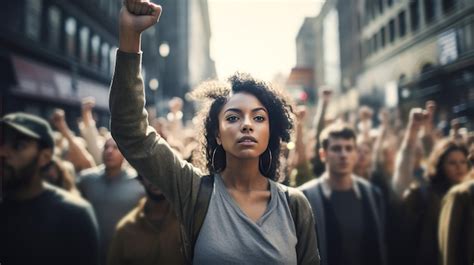 Premium Photo Protest Or Demonstration A Scene Of Solidarity And