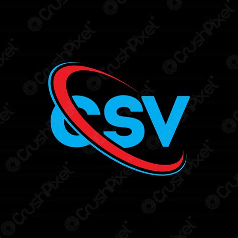 Csv Logo Csv Letter Csv Letter Logo Design Iniziali Csv Vettore