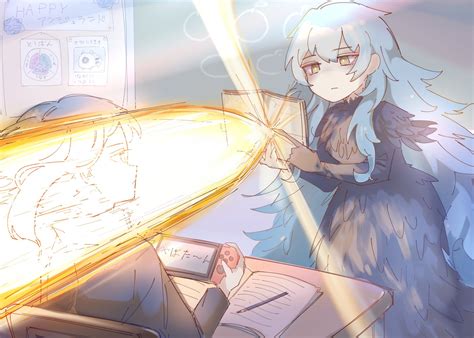 Angela Argalia And The Bookhunter Project Moon And 1 More Drawn By