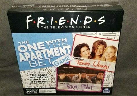 Friends The Tv Series Board Game The One With The Apartment Bet Game