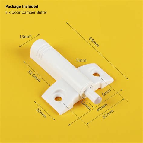 10pcsset Gray White Cabinet Buffers With Screws D Vicedeal