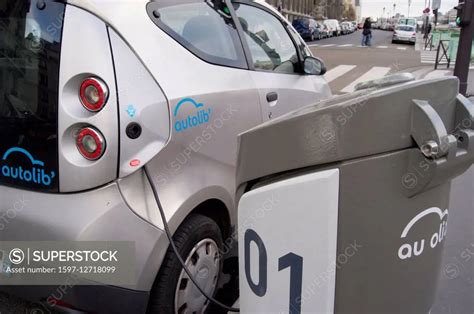 Autolib Station In Paris Superstock