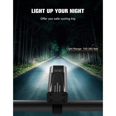 Bike Lights Wocbuy 1200 Lumen Usb Rechargeable Led Bike Light Set