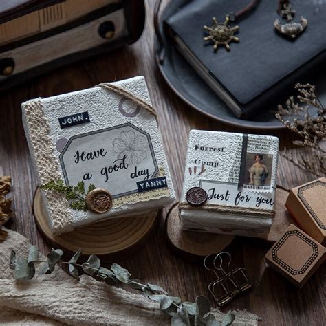 Vintage Frame Label Stempel Diy Houten Stempels Vo Vicedeal