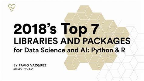 Top 7 Libraries And Packages For Data Science And Ai Python And R Fritz Ai