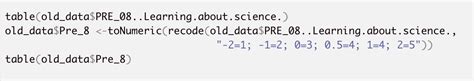 Using R To Recode Variables And Easily Find Errors Agile Analytics LLC