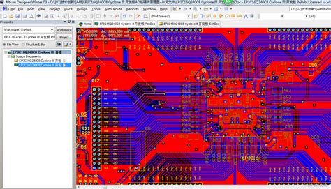 基于ep3c16q240c8 hy57v641620 cyclone3 fpga应用开发板硬件（原理图 pcb 封装库）工程文件 csdn博客