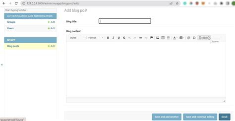 Integrate CKEditor In Django For Text Editing