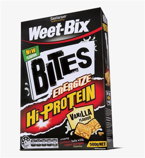 Weet Bix Bites Energize Vanilla 500g Weet Bix Bites Protein