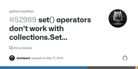 Set Operators Dont Work With Collectionsset Instances · Issue
