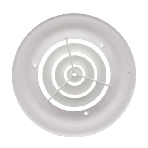 12900 Hart And Cooley 12900 6 Wall Opening Size Round White