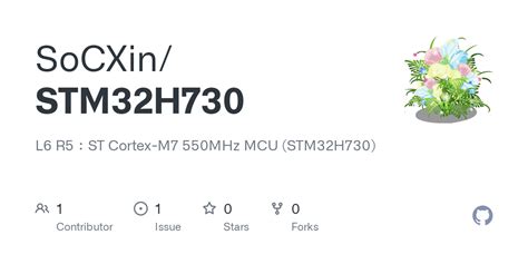 github socxin stm32h730 l6 r5：st cortex m7 550mhz mcu stm32h730